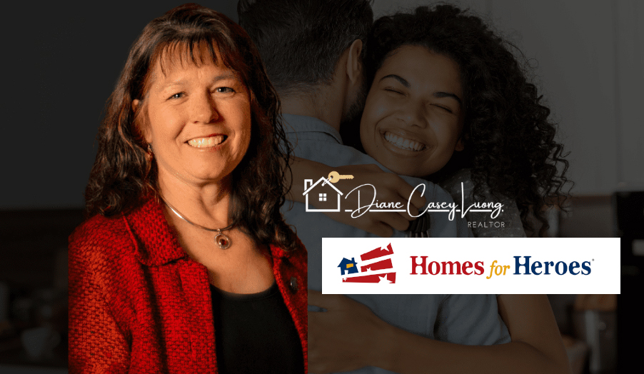 Diane Casey Luong Helps Teacher with Homes for Heroes Program